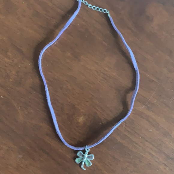 Accessories | Girls Suede Chain Dragonfly Adjustable Necklace | Poshmark